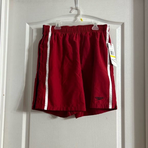 Speedo | Swim | Speedo Red Mens Swimming Trunks Size Med Nwt 232 | Poshmark